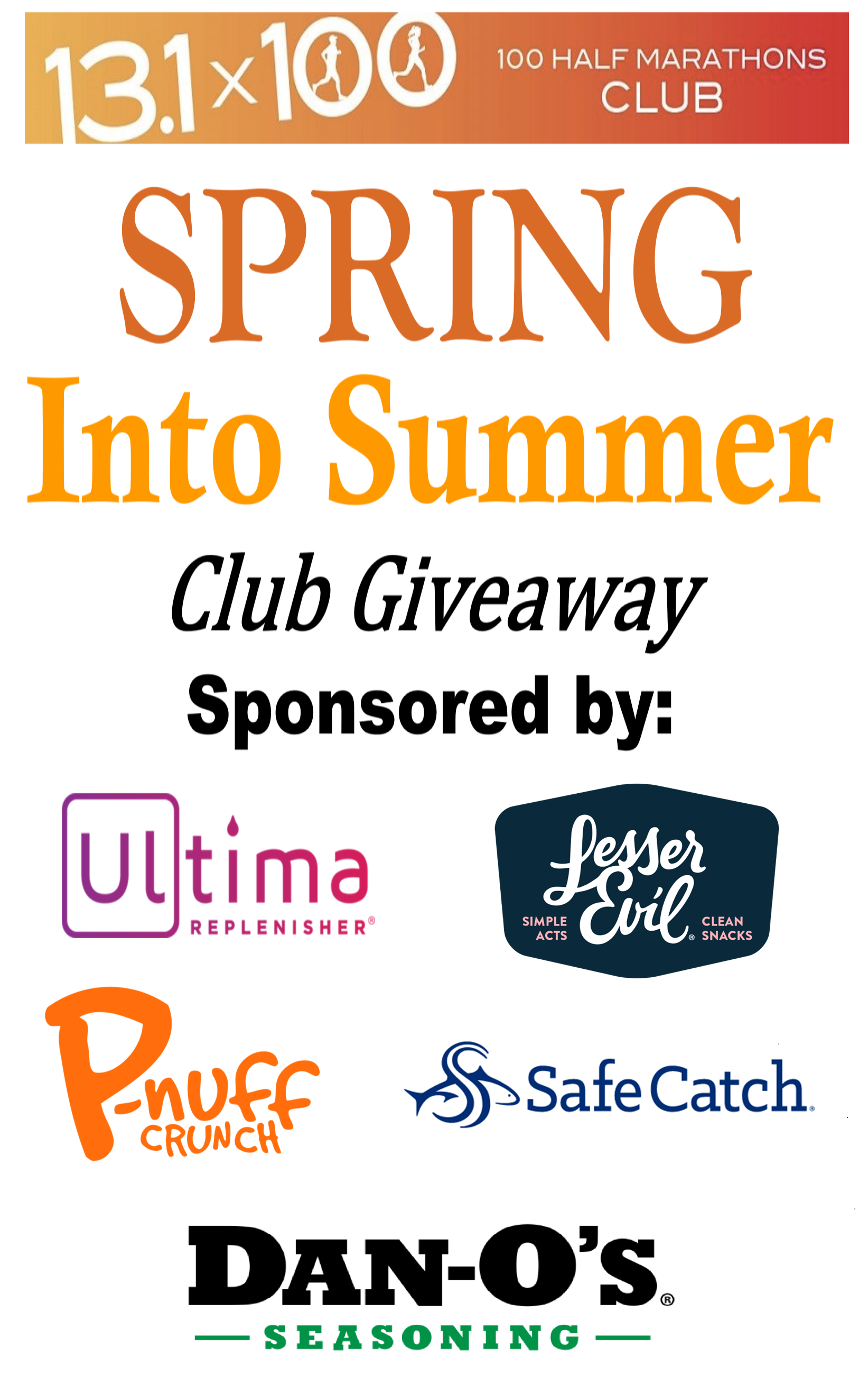 Club Member Raffles and Giveaways – 100 Half Marathons Club